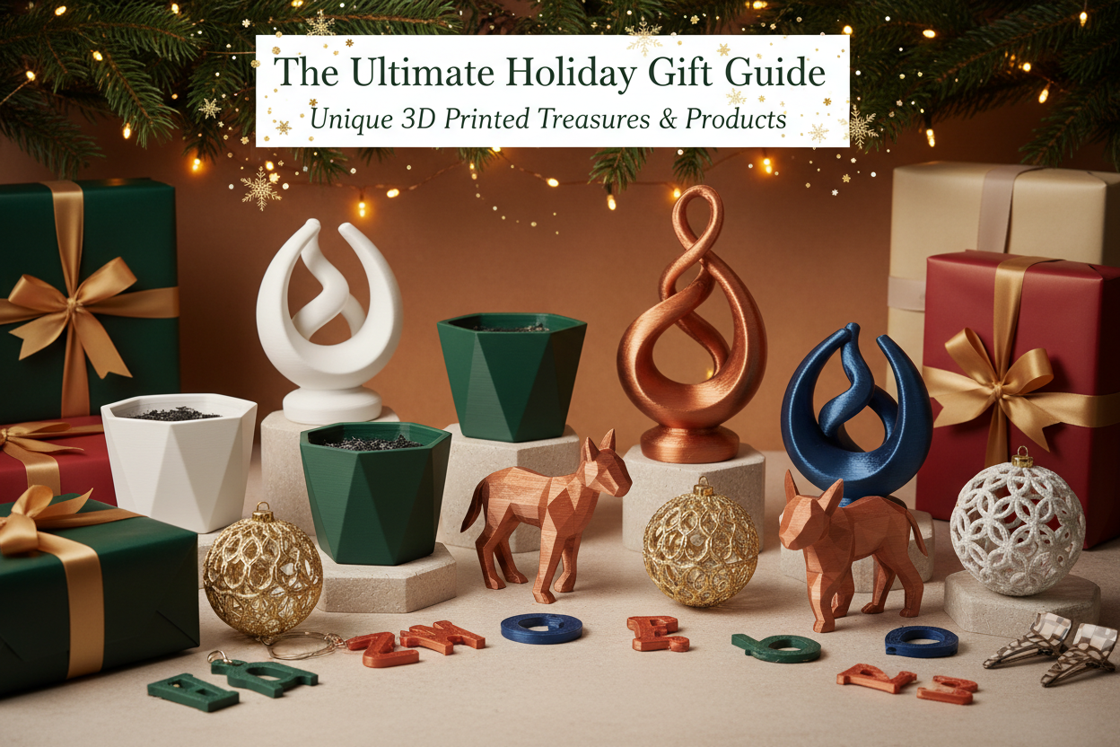 Holiday Gift Guide: Unique 3D Printed Gifts | Ulch Prints – Ulch Prints