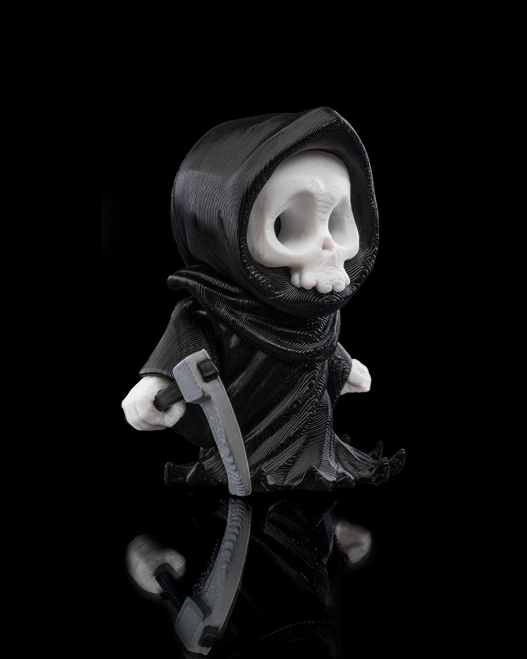 💀 Grisly Reaper – 3D Printed Grim Reaper Keychain 💀 – Ulch Prints